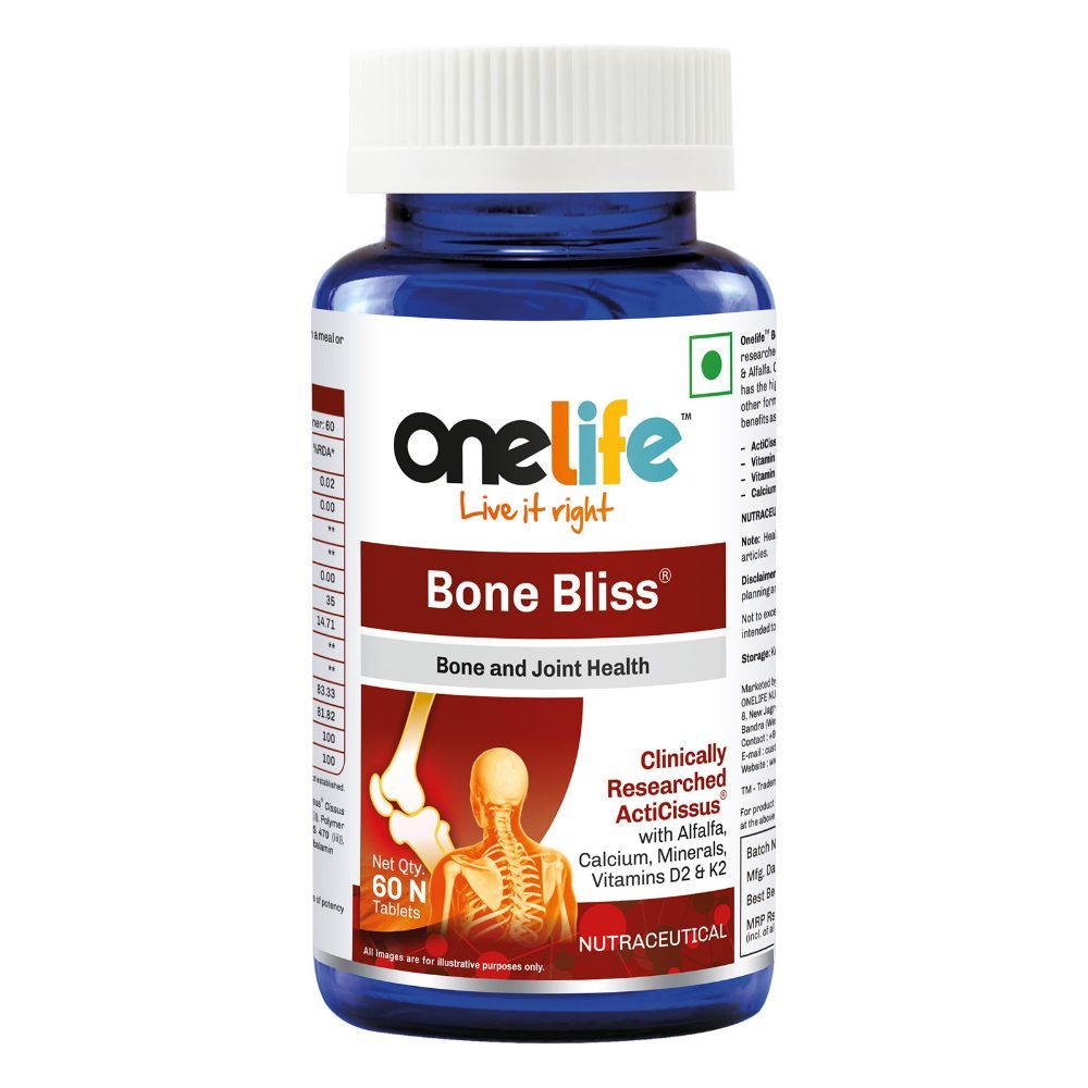 Buy Onelife Bone Bliss Calcium Tablets, 60 tablets Online at Best ...