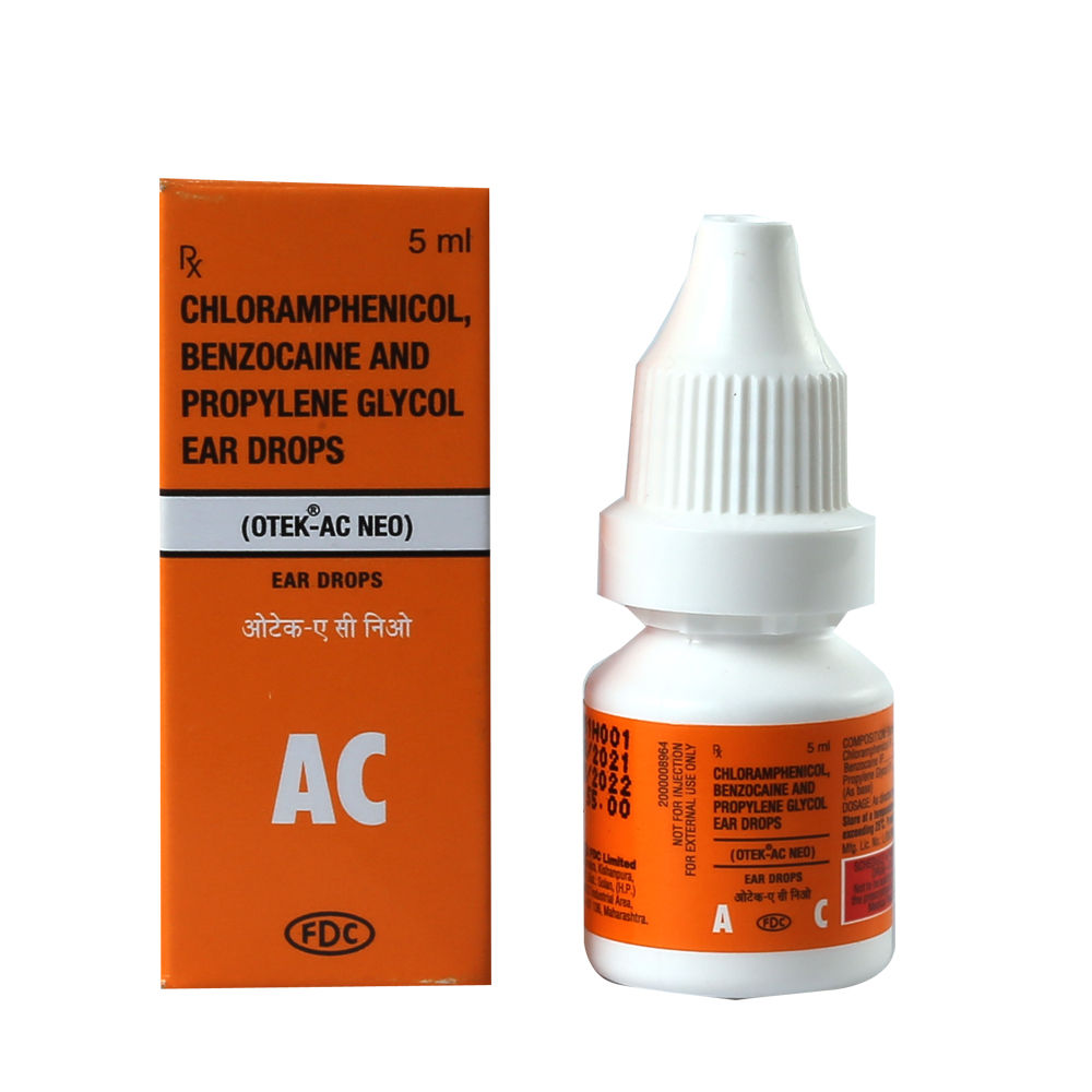 Buy Otek-AC Neo Ear Drops 5 ml Online at Best Prices | Wellness Forever