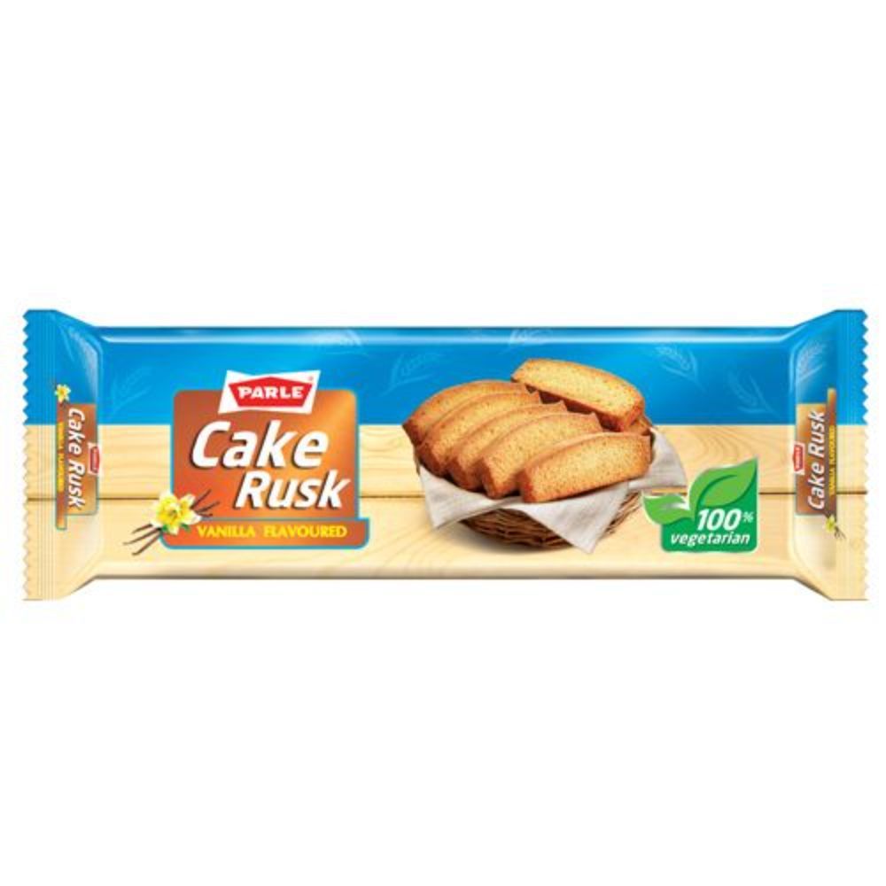 Buy Parle Cake Rusk, Vanilla, 120 g Online at Best Prices | Wellness ...