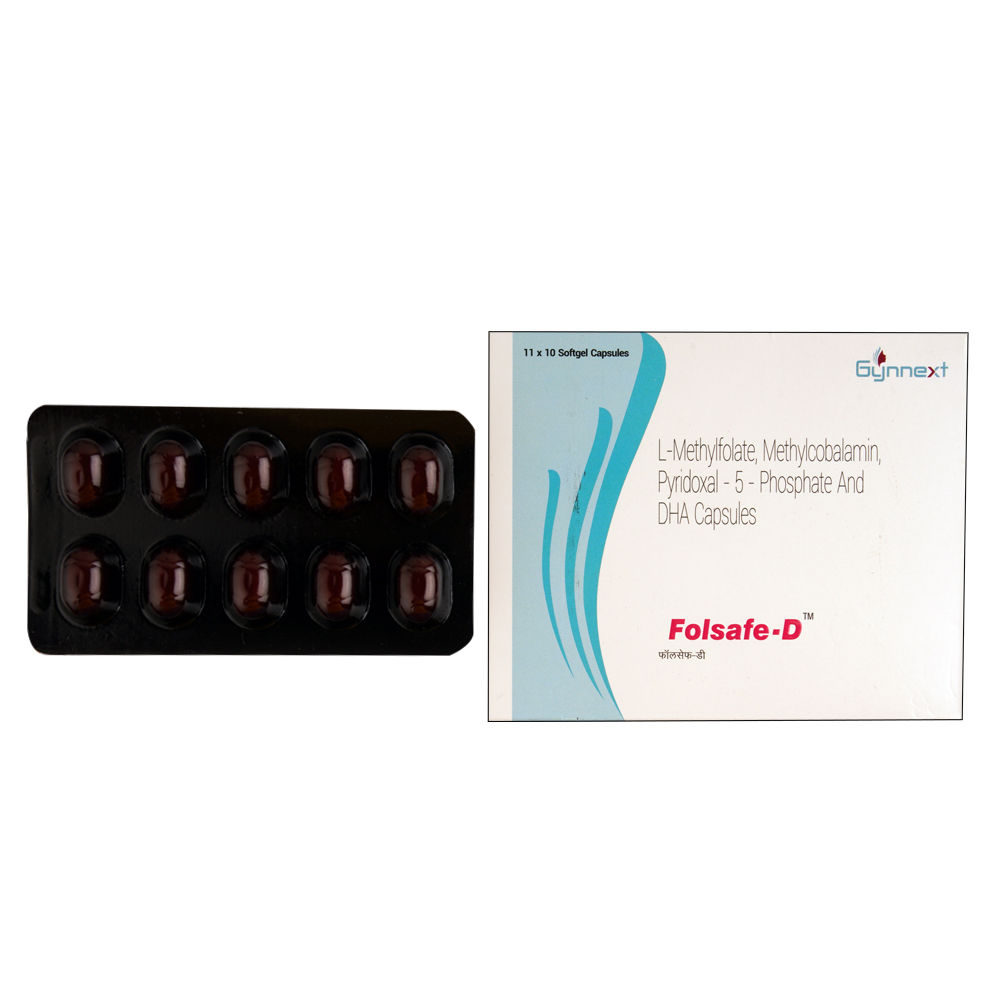Buy Folsafe-D 10 Capsules Online at Best Prices | Wellness Forever