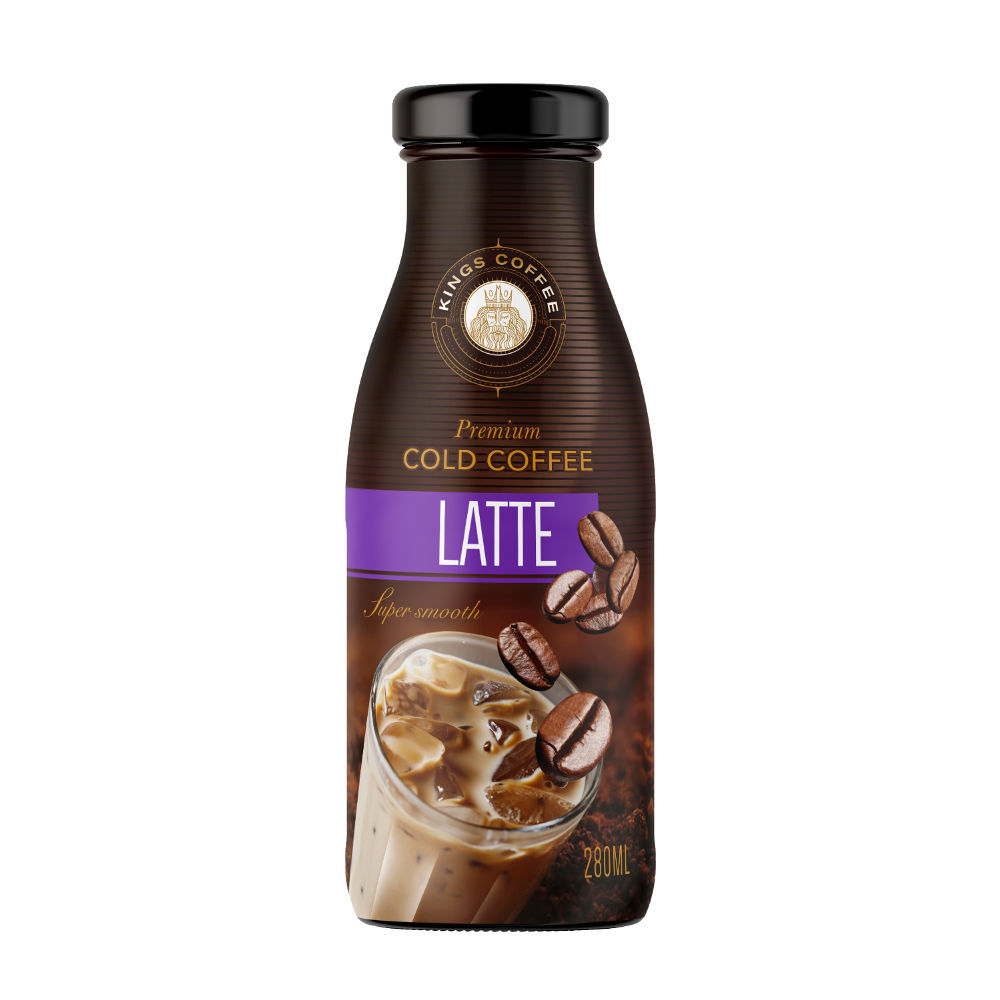 Buy Kings Coffee Premium Cold Coffee Latte, 280 ml Online at Best ...