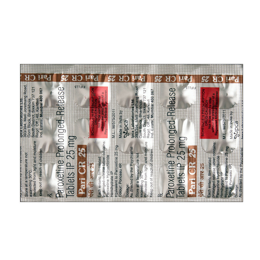 Buy Pari-CR 25mg 15 Tablets Online at Best Prices | Wellness Forever