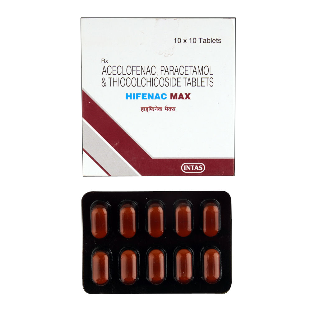 Buy Hifenac-Max 10 Tablets Online at Best Prices | Wellness Forever