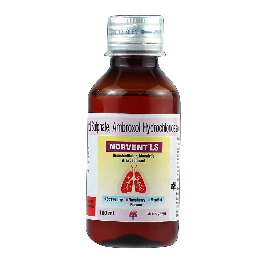 Buy Norvent-LS Syrup 100 ml Online at Best Prices | Wellness Forever