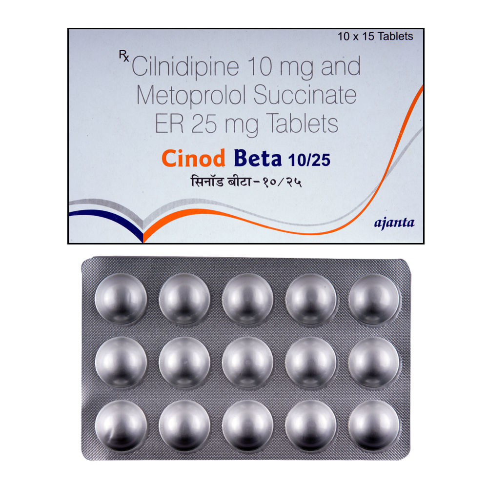 Buy Cinod-Beta 10/25mg 15 Tablets Online at Best Prices | Wellness Forever