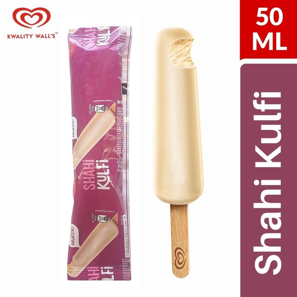 Buy Kwality Wall's Shahi Kulfi 50ml Online at Best Prices | Wellness ...