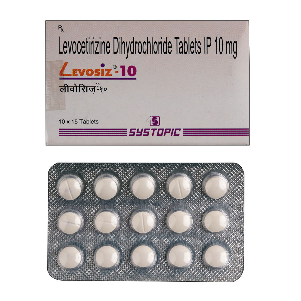 Buy Levosiz 10mg 15 Tablets Online at Best Prices | Wellness Forever