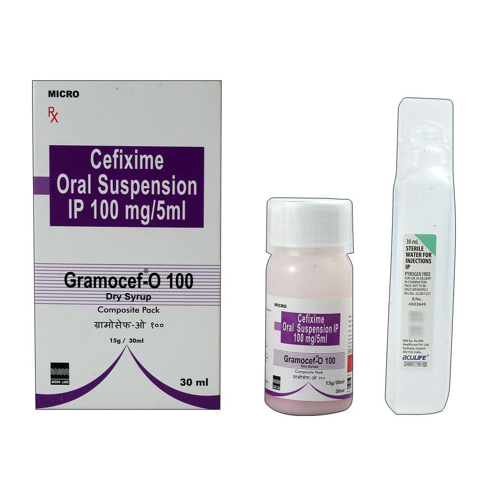 Buy Gramocef-O 100mg Dry Syrup 30 ml Online at Best Prices | Wellness ...