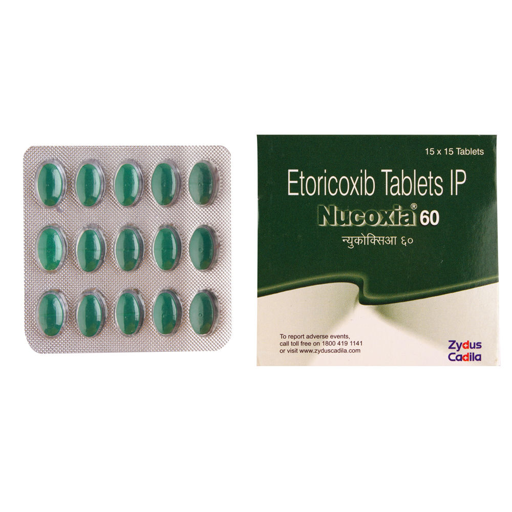 Buy Nucoxia 60mg 15 Tablets Online at Best Prices | Wellness Forever