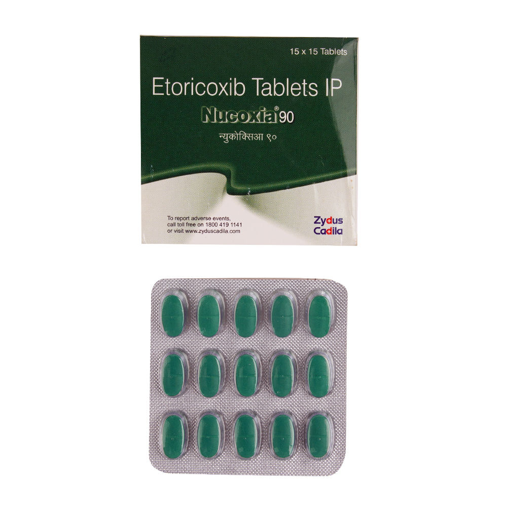 Buy Nucoxia 90mg 15 Tablets Online at Best Prices | Wellness Forever