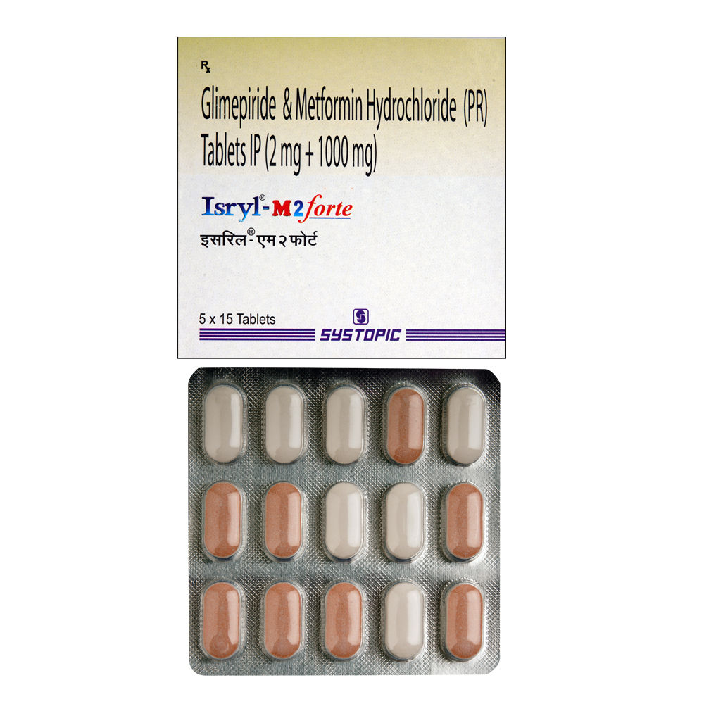 Buy Isryl M2 Forte 15 Tablets Online at Best Prices | Wellness Forever