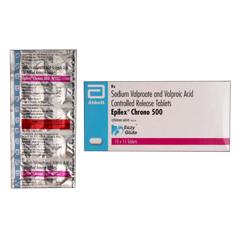 Buy Epilex Chrono 500mg 15 Tablets Online at Best Prices | Wellness Forever