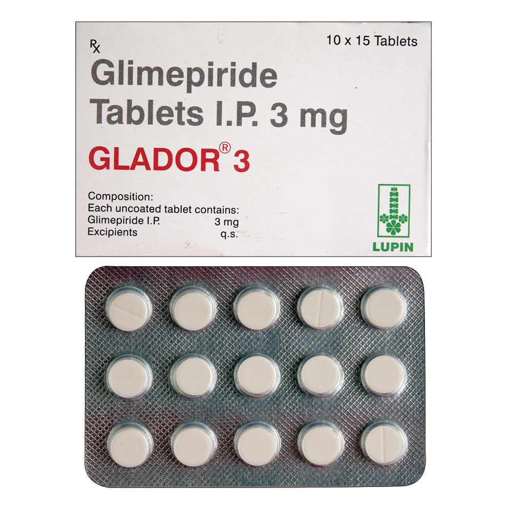 Buy Glador 3mg 15 Tablets Online at Best Prices | Wellness Forever