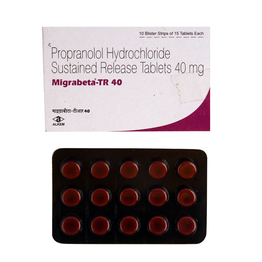 Buy Migrabeta-TR 40mg 15 Tablets Online at Best Prices | Wellness Forever