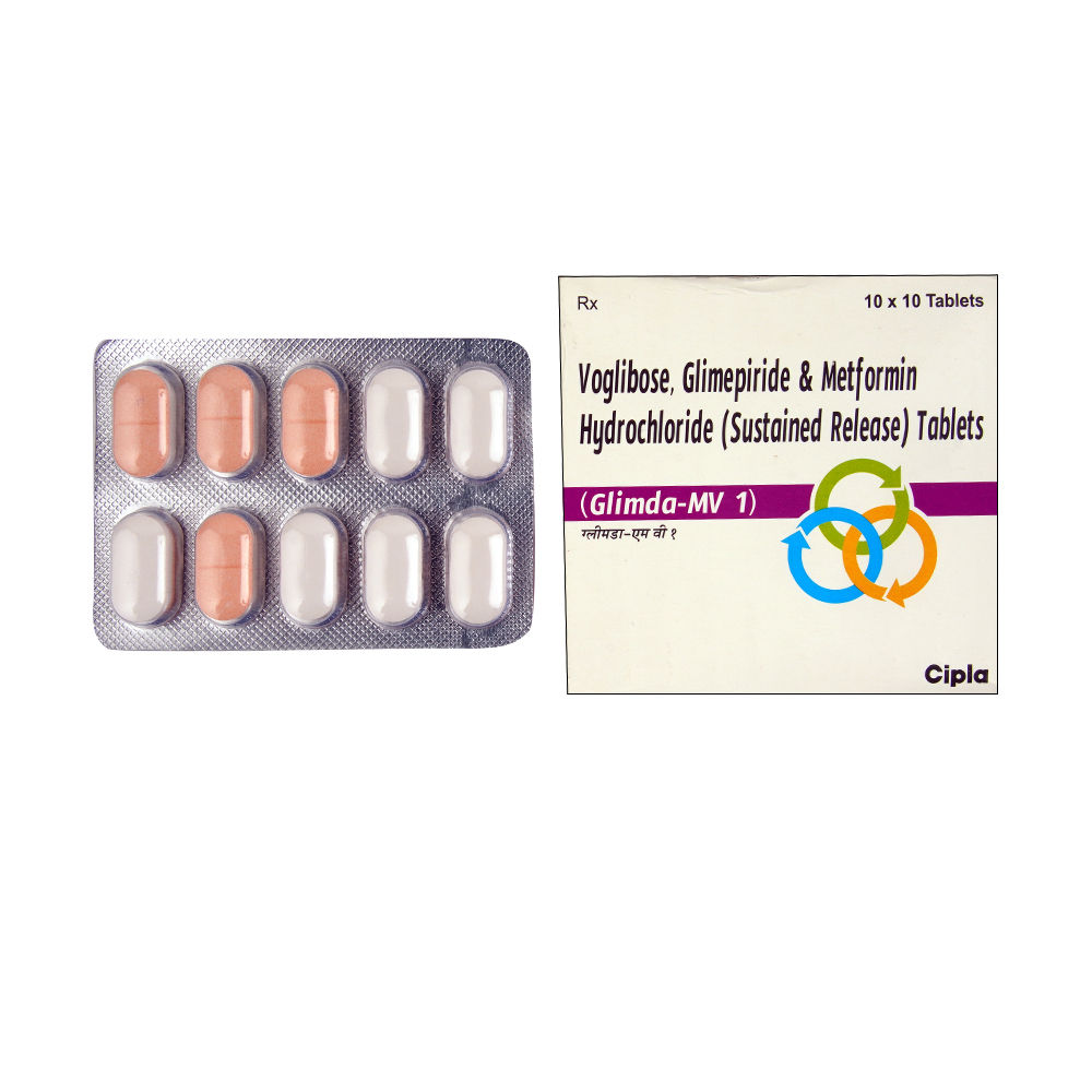 Buy Glimda MV1 10 Tablets Online at Best Prices | Wellness Forever