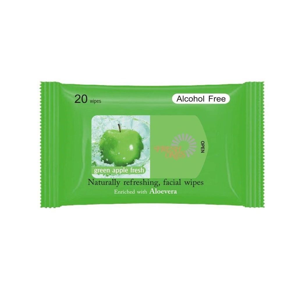 Buy Fresh Ones Refreshing Green Apple Deo Wet 20 Wipes Online at Best ...