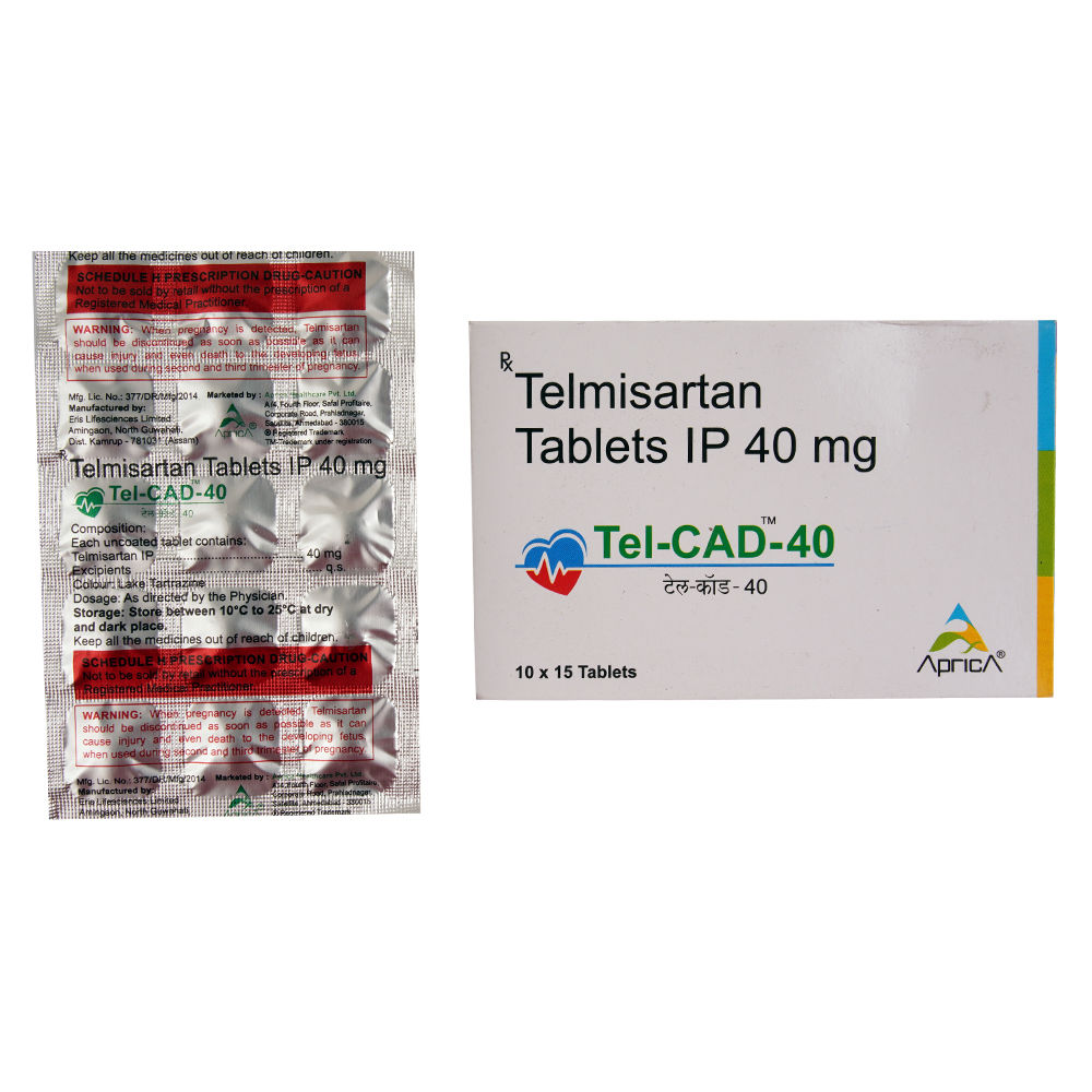 Buy Tel-Cad 40mg 15 Tablets Online at Best Prices | Wellness Forever