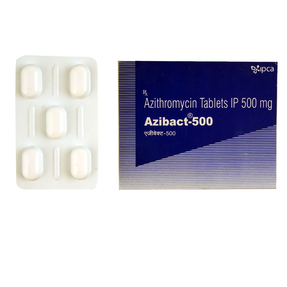 Buy Azibact 500mg 5 Tablets Online at Best Prices | Wellness Forever