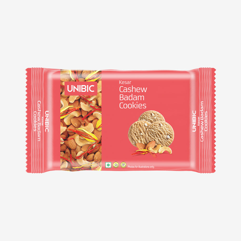 Buy Unibic Kesar Cashew Badam Cookies 200g Online at Best Prices ...
