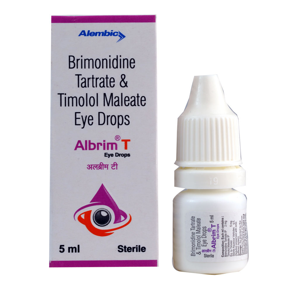 Buy Albrim T Eye Drops 5 ml Online at Best Prices | Wellness Forever