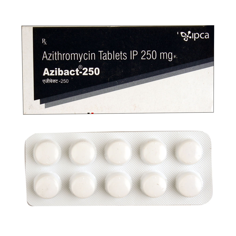 Buy Azibact 250mg 10 Tablets Online at Best Prices | Wellness Forever