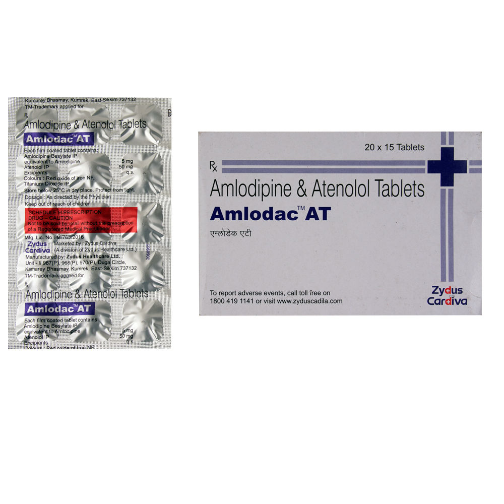 Buy Amlodac-AT 15 Tablets Online at Best Prices | Wellness Forever