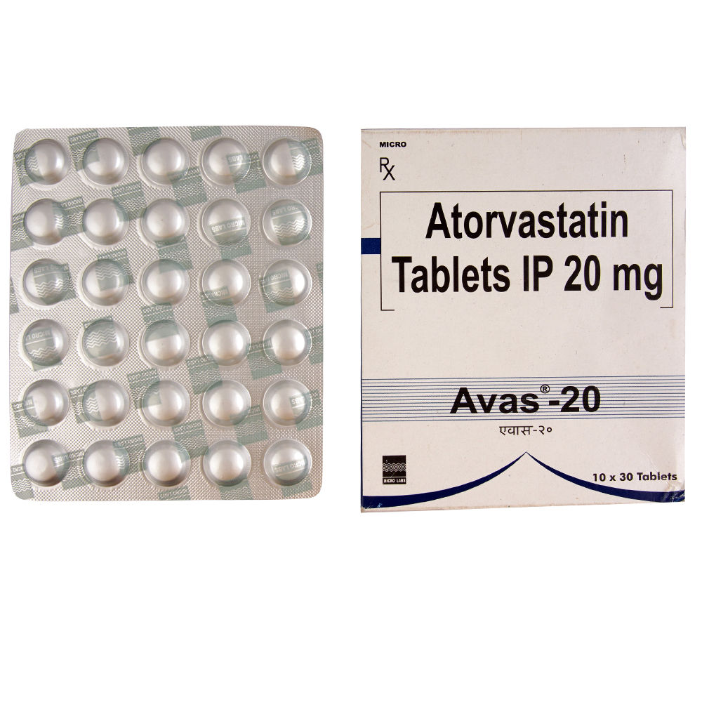 Buy Avas 20mg 30 Tablets Online at Best Prices | Wellness Forever