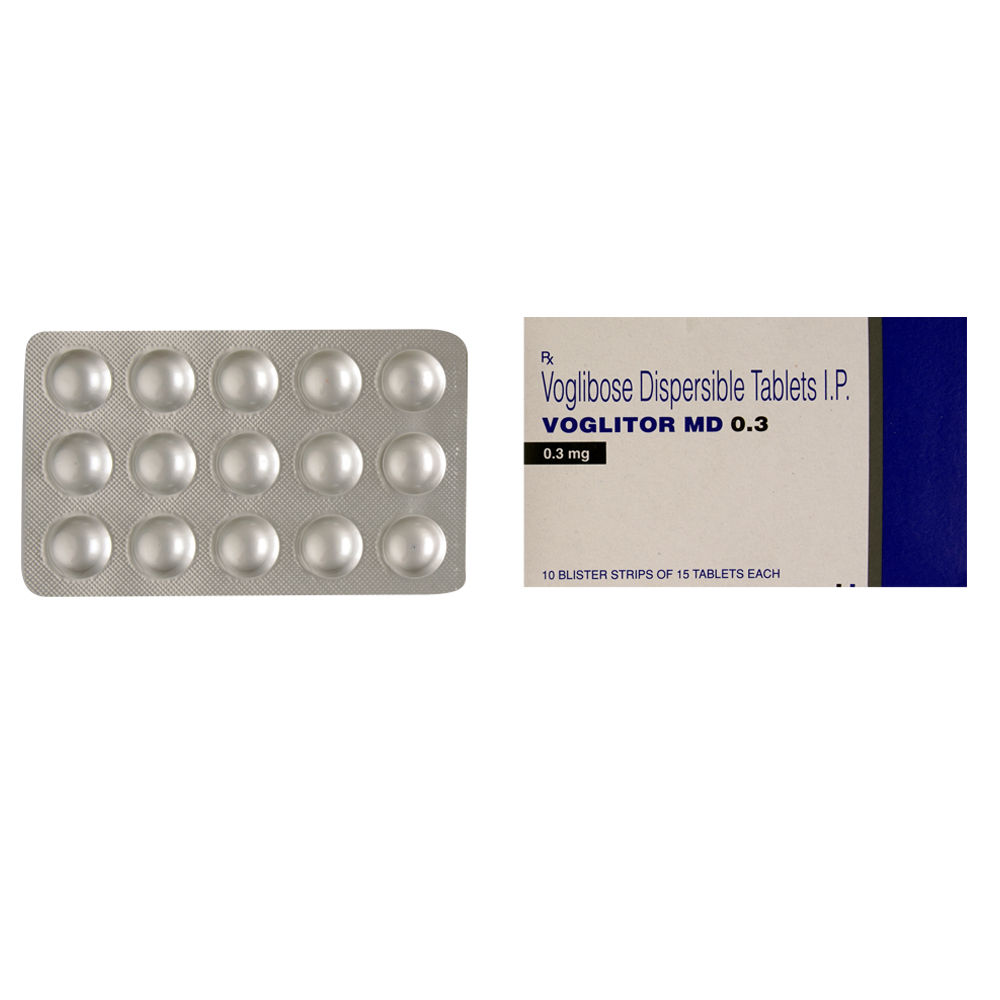 Buy Voglitor-MD 0.3mg 15 Tablets Online at Best Prices | Wellness Forever