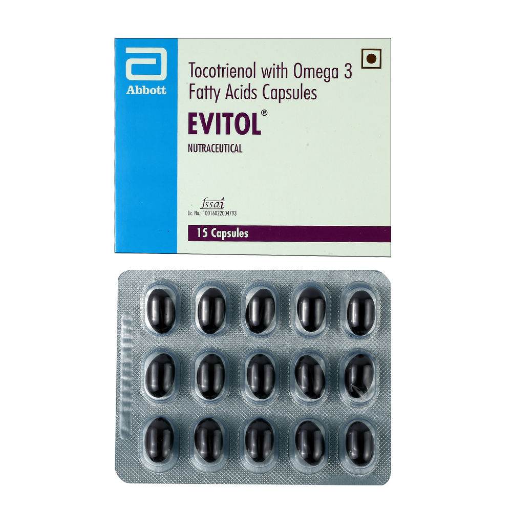 Buy Evitol 200mg 15 Capsules Online at Best Prices | Wellness Forever