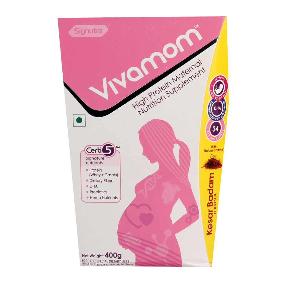 Buy Vivamom Kesar Badam 400 g Online at Best Prices | Wellness Forever