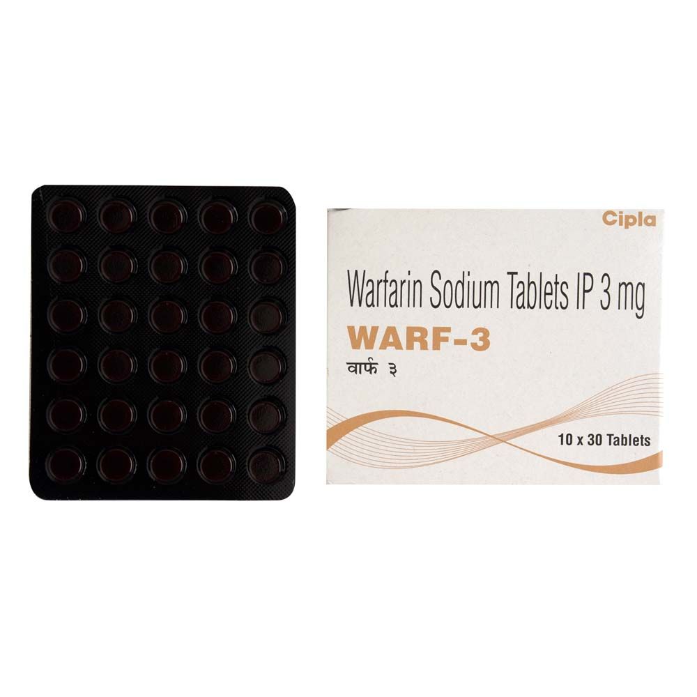 Buy Warf 3mg 30 Tablets Online at Best Prices | Wellness Forever