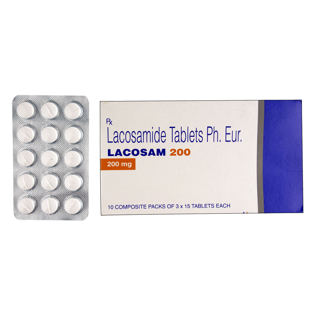 Buy Lacosam 200Mg 15 Tablets Online at Best Prices | Wellness Forever