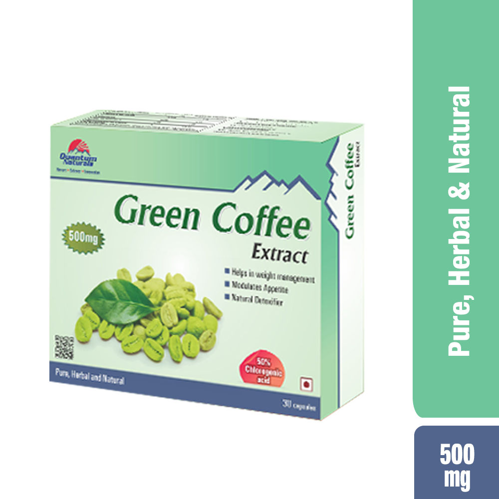 Buy Quantum Naturals Green Coffee Extract Capsules, 30 capsules Online ...