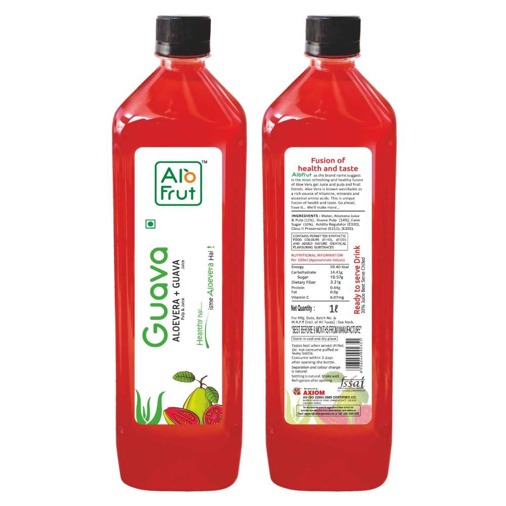 Buy Alo Frut Guava Aloe Vera Juice, 1 ltr Online at Best Prices ...