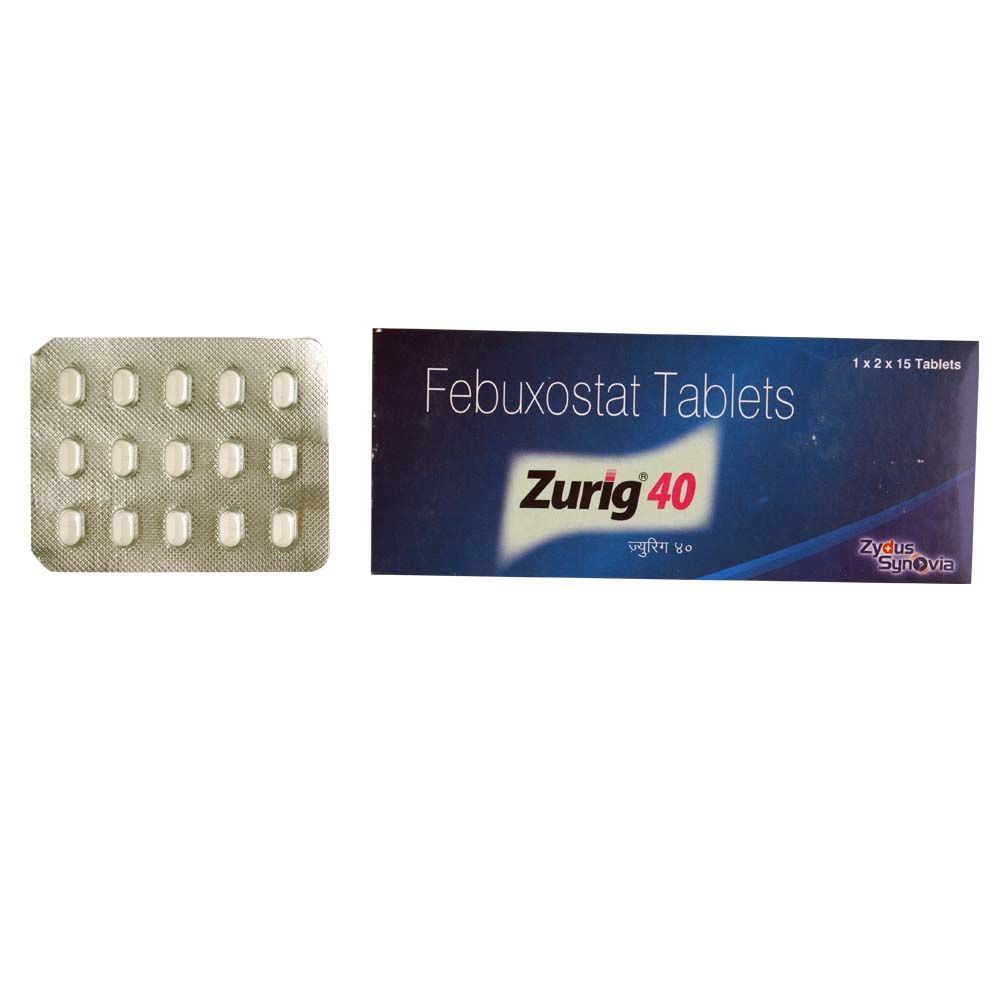 Buy Zurig 40mg 15 Tablets Online at Best Prices | Wellness Forever