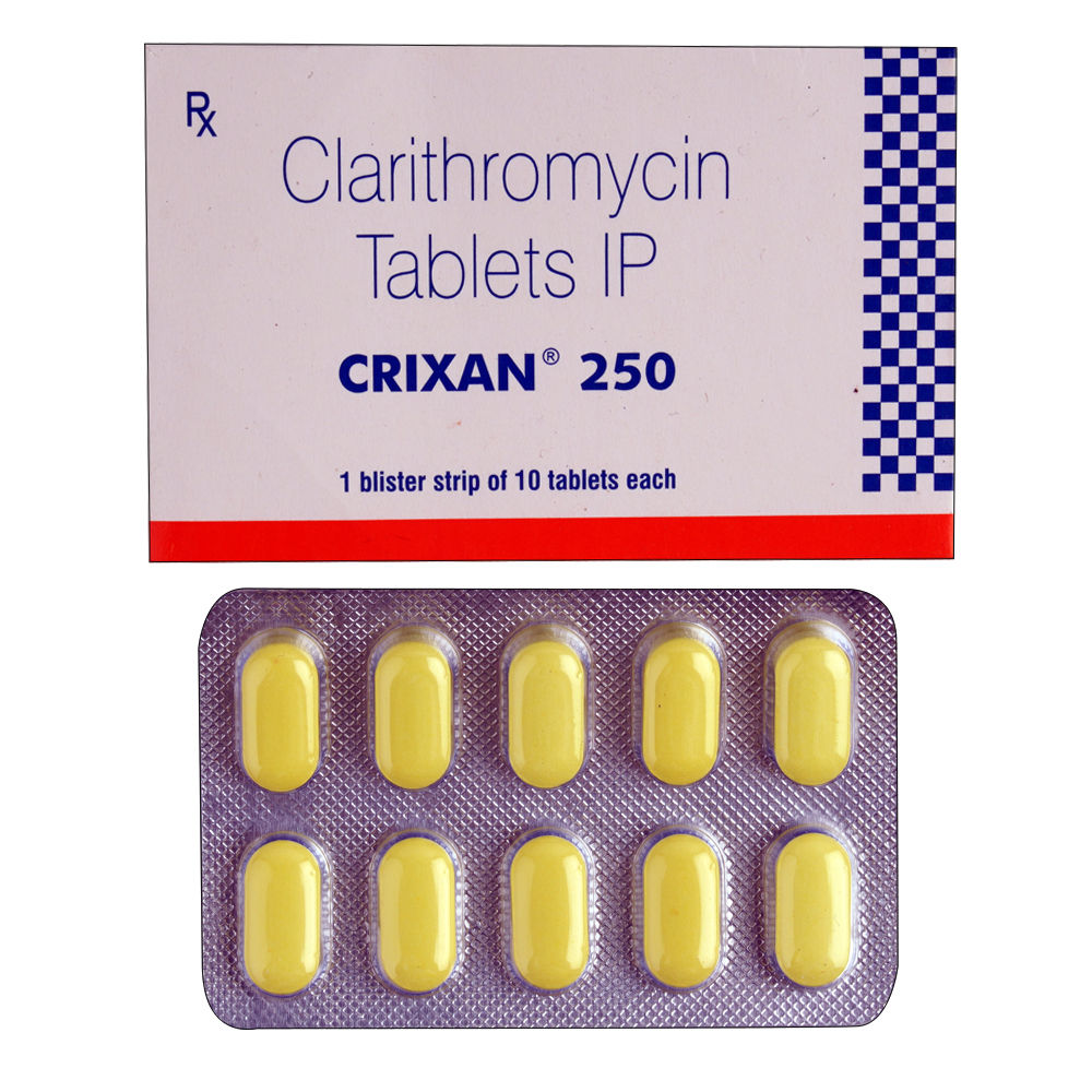 Buy Crixan 250mg 10 Tablets Online at Best Prices | Wellness Forever
