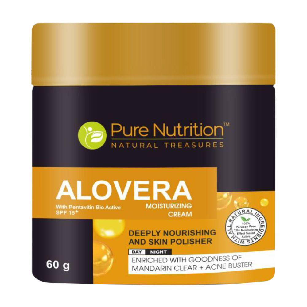 Buy Pure Nutrition Alovera Moisturizing Cream, 60 g Online at Best ...