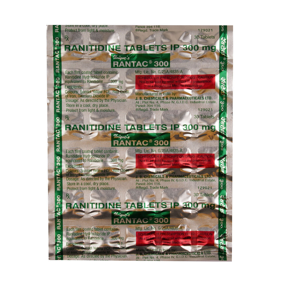 Buy Rantac 300mg 30 Tablets Online at Best Prices | Wellness Forever