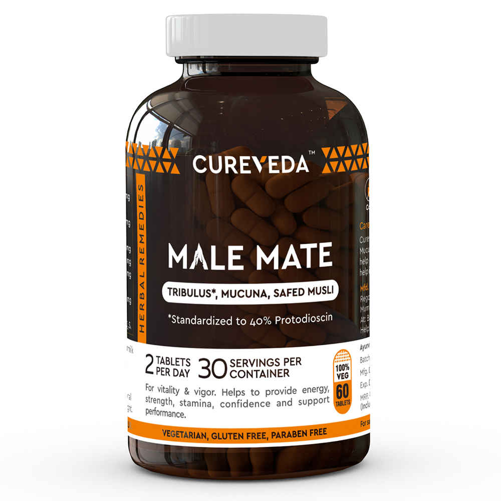 Buy Cureveda Male Mate 60 Tablets Online at Best Prices | Wellness Forever