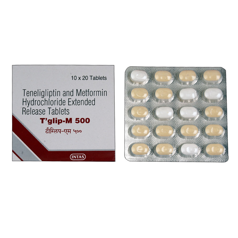 Buy Tglip-M 500mg 20 Tablets Online at Best Prices | Wellness Forever