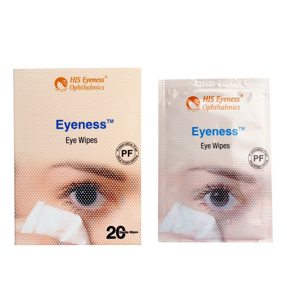 Buy Eyeness Eye Wipes 20 Pcs Online at Best Prices | Wellness Forever