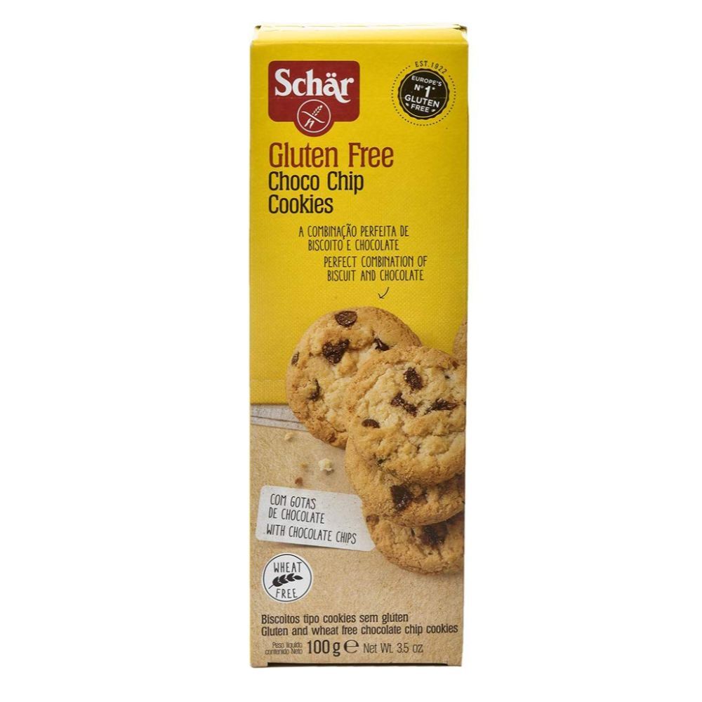 Buy Dr Schar Gluten Free Choco Chip Cookies, 100 g Online at Best ...