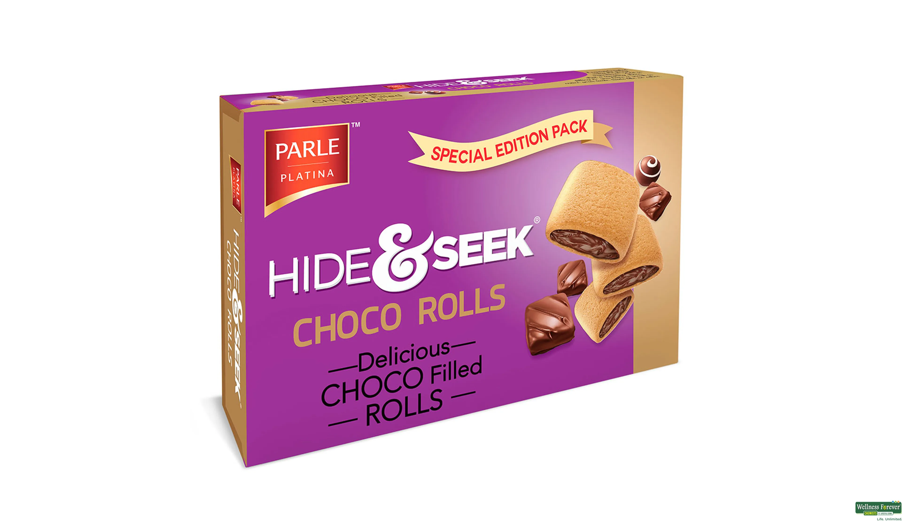 Buy Parle Hide And Seek Choco Rolls 250 G Online At Best Price Wellness Forever 4613