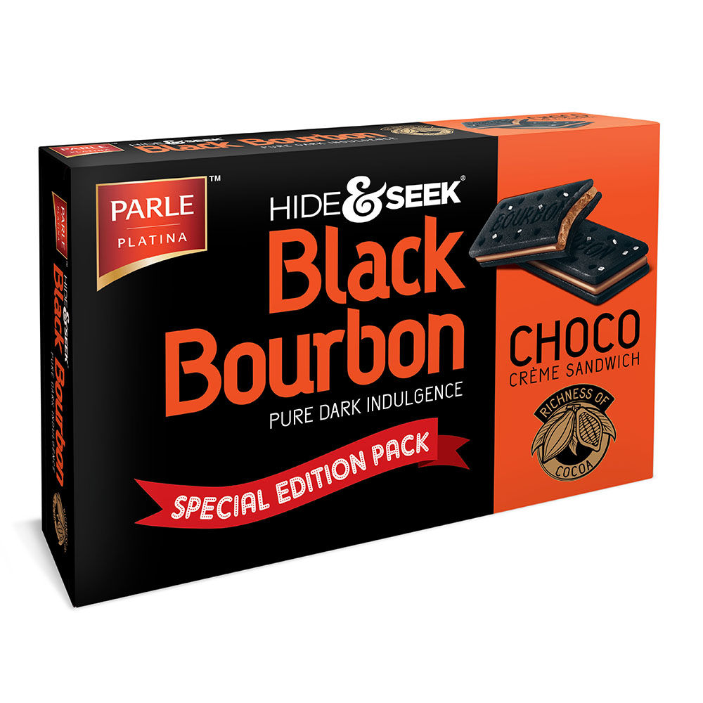 Buy Parle Platina Hide & Seek Black Bourbon Creme Sandwich, 300 g ...