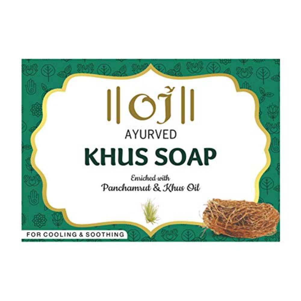 Buy OJ Ayurved Khus Soap, 100 g Online at Best Prices | Wellness Forever