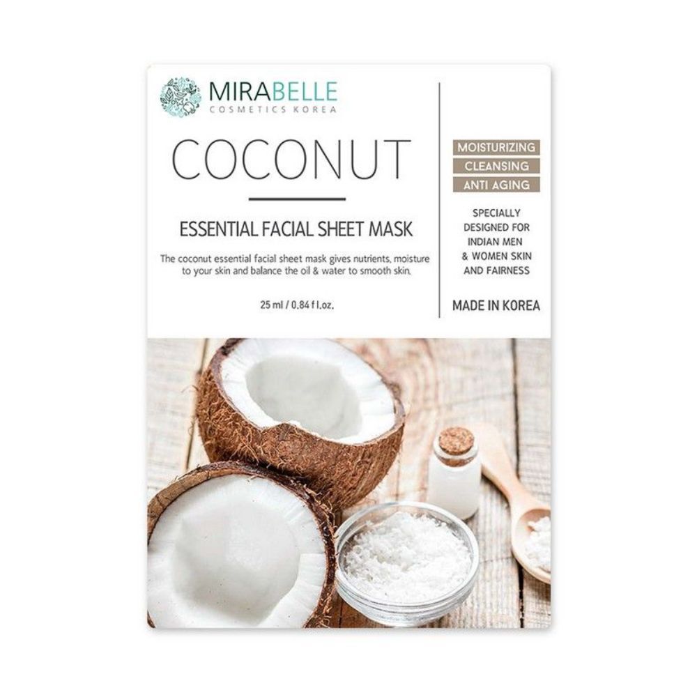 Buy Mirabelle Korea Coconut Essential Facial Sheet Mask, 1 pc Online at ...