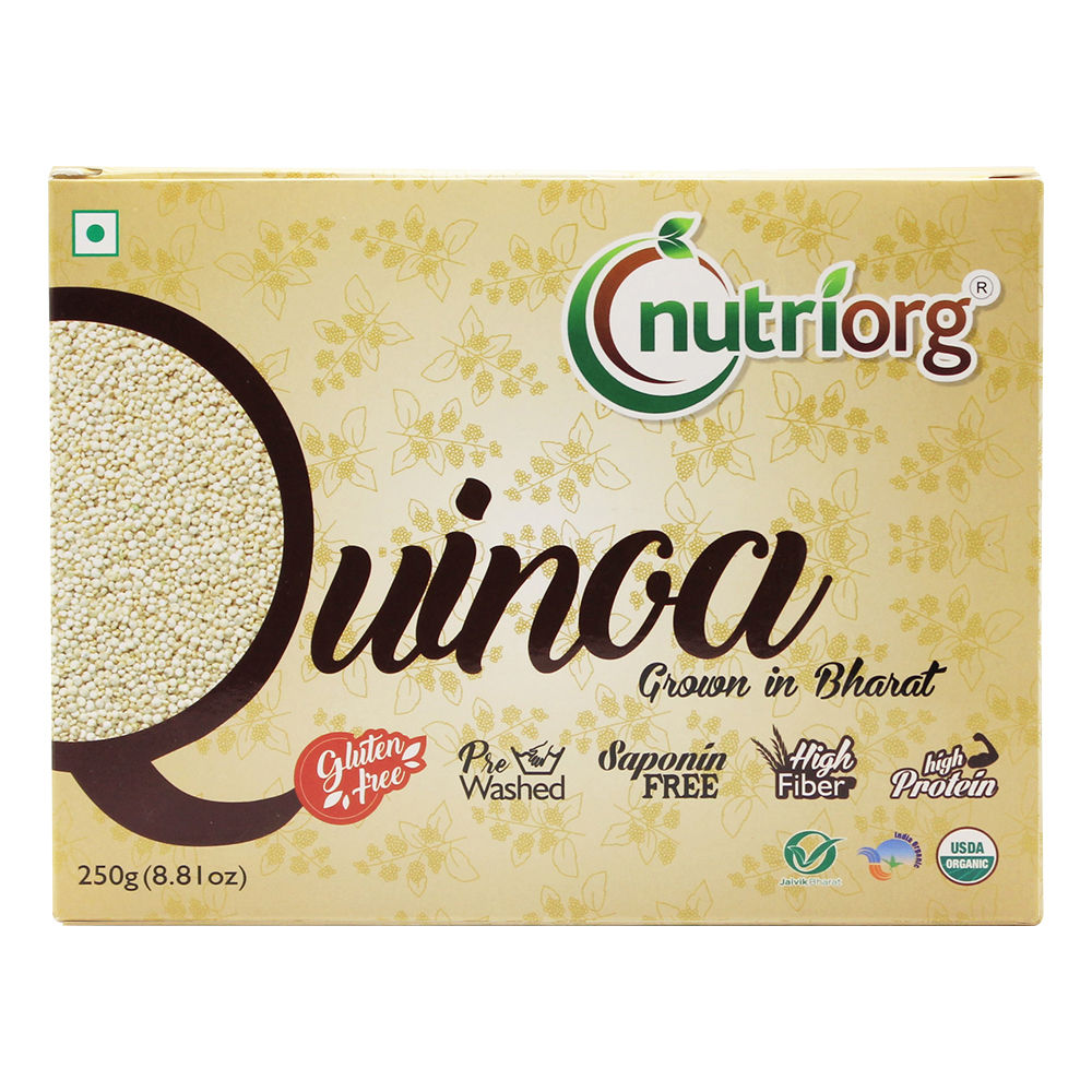 Buy Nutriorg Organic Quinoa, 250 g Online at Best Prices | Wellness Forever
