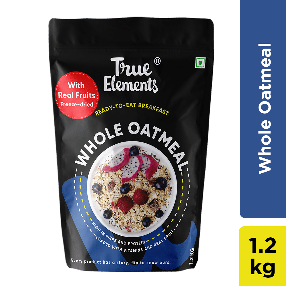 Buy True Elements Whole Oatmeal, 1.2 kg Online at Best Prices ...