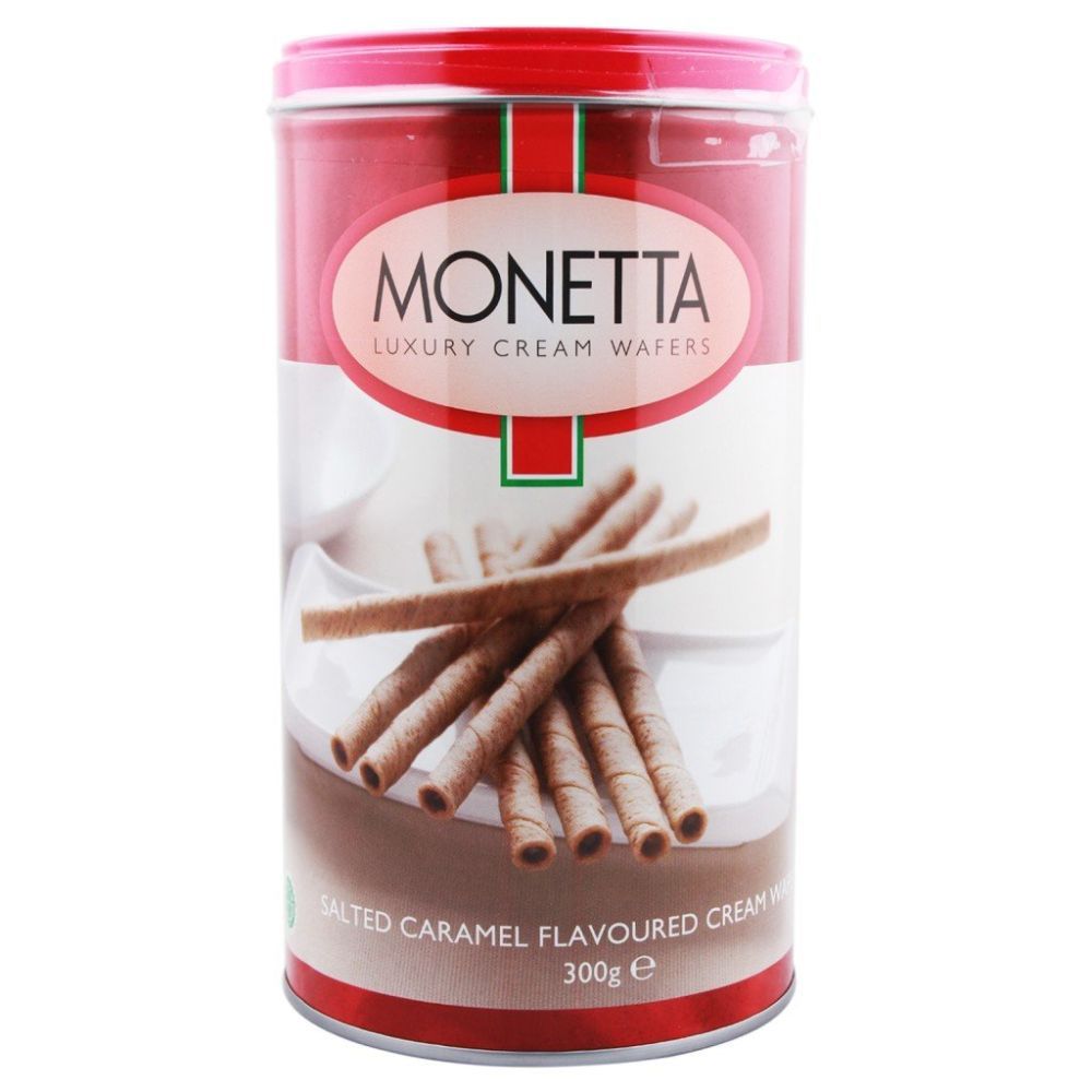 Buy Monetta Wafer Rolls, Salted Caramel, 300 g Online at Best Prices ...