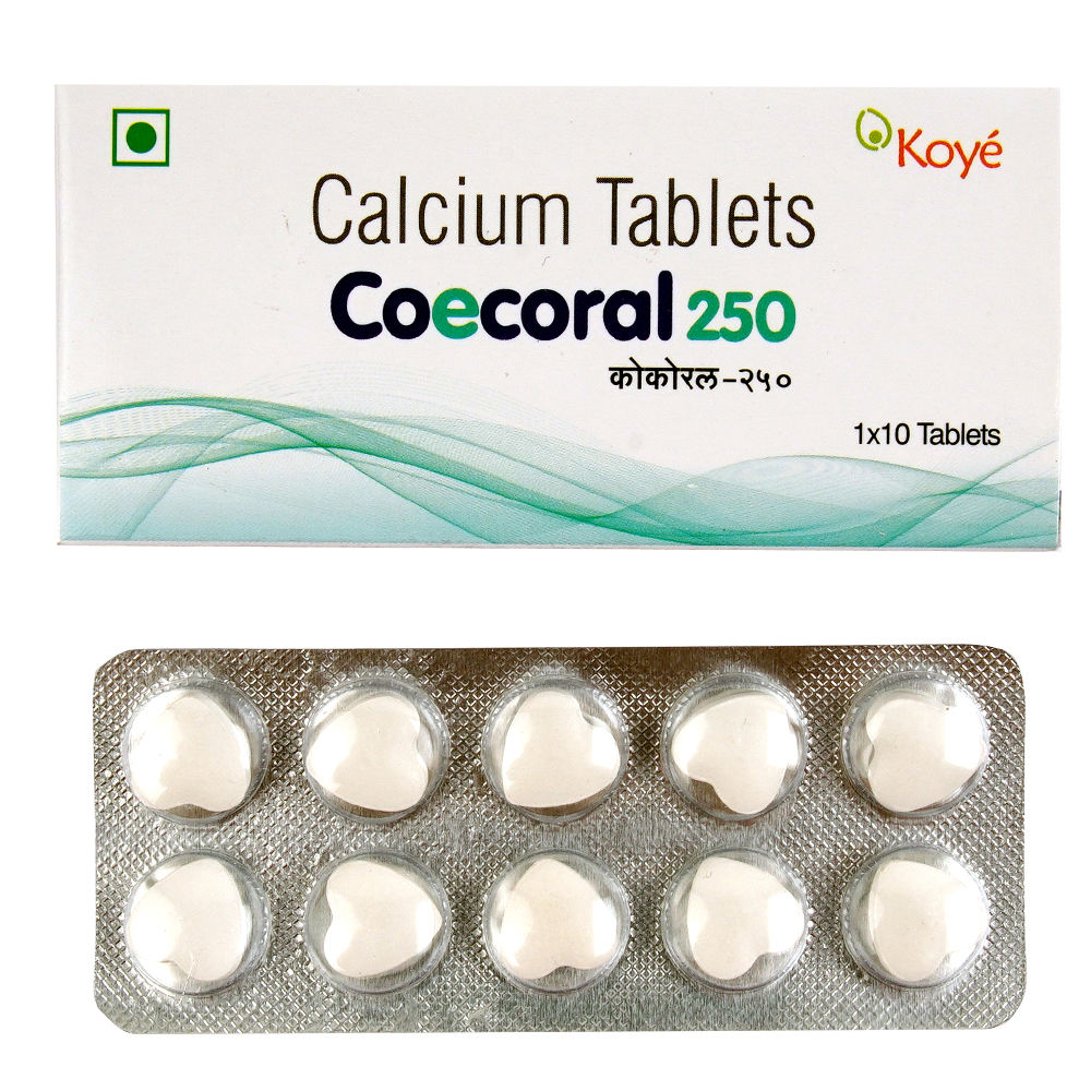Buy Coecoral 250mg 15 Tablets Online at Best Prices | Wellness Forever